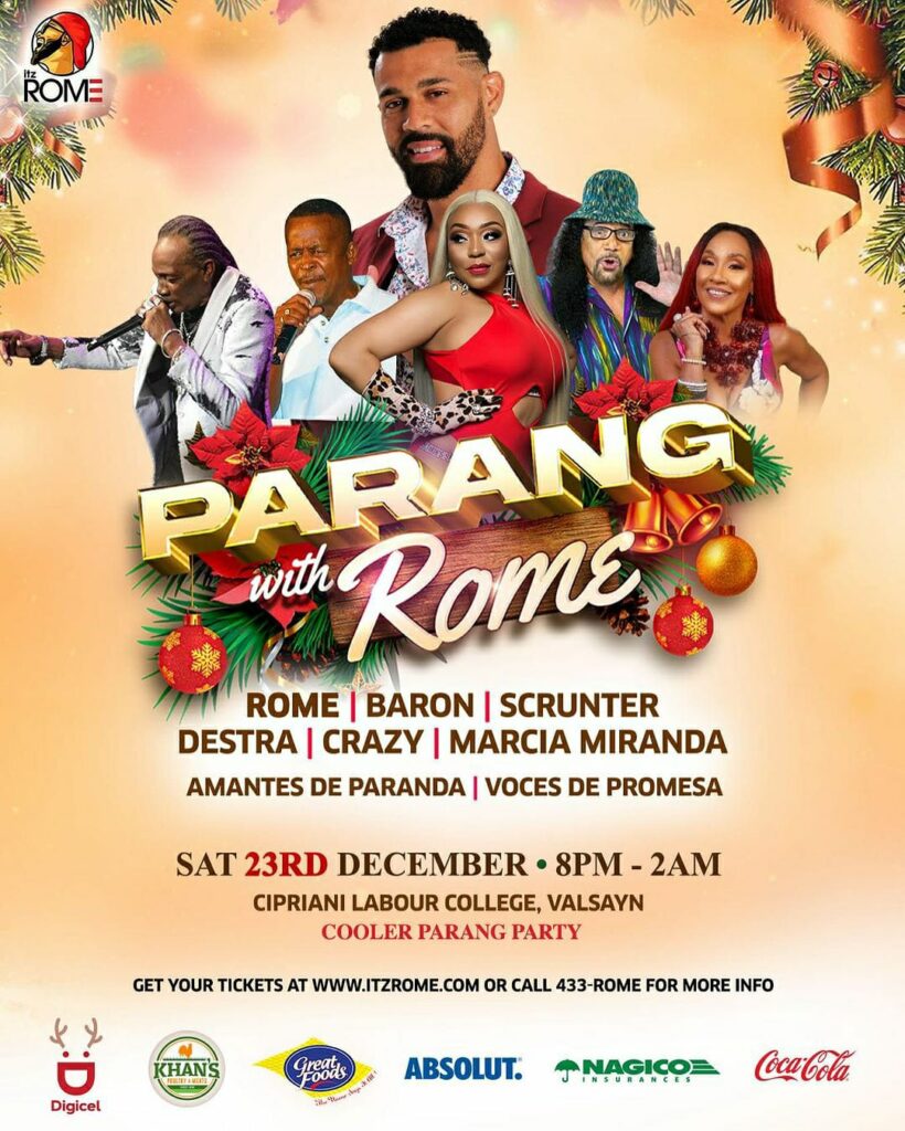 Ceh New Soca Parang Release 2023 Spotlights Rome | Caribbean ...